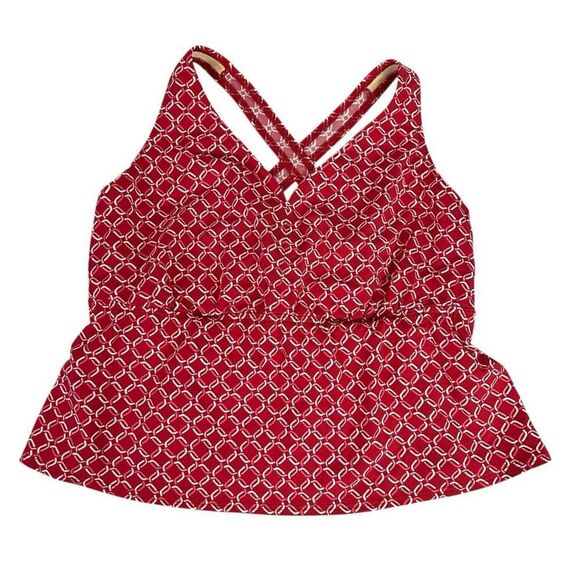 Lands' End | Swim | Landsend 2w Underwire Cross Back Geometric Tankini ...